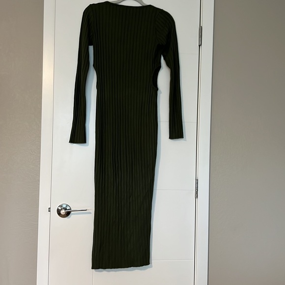 Zara | Dresses | Zara Ribbed Cutout Midi Dress | Poshmark